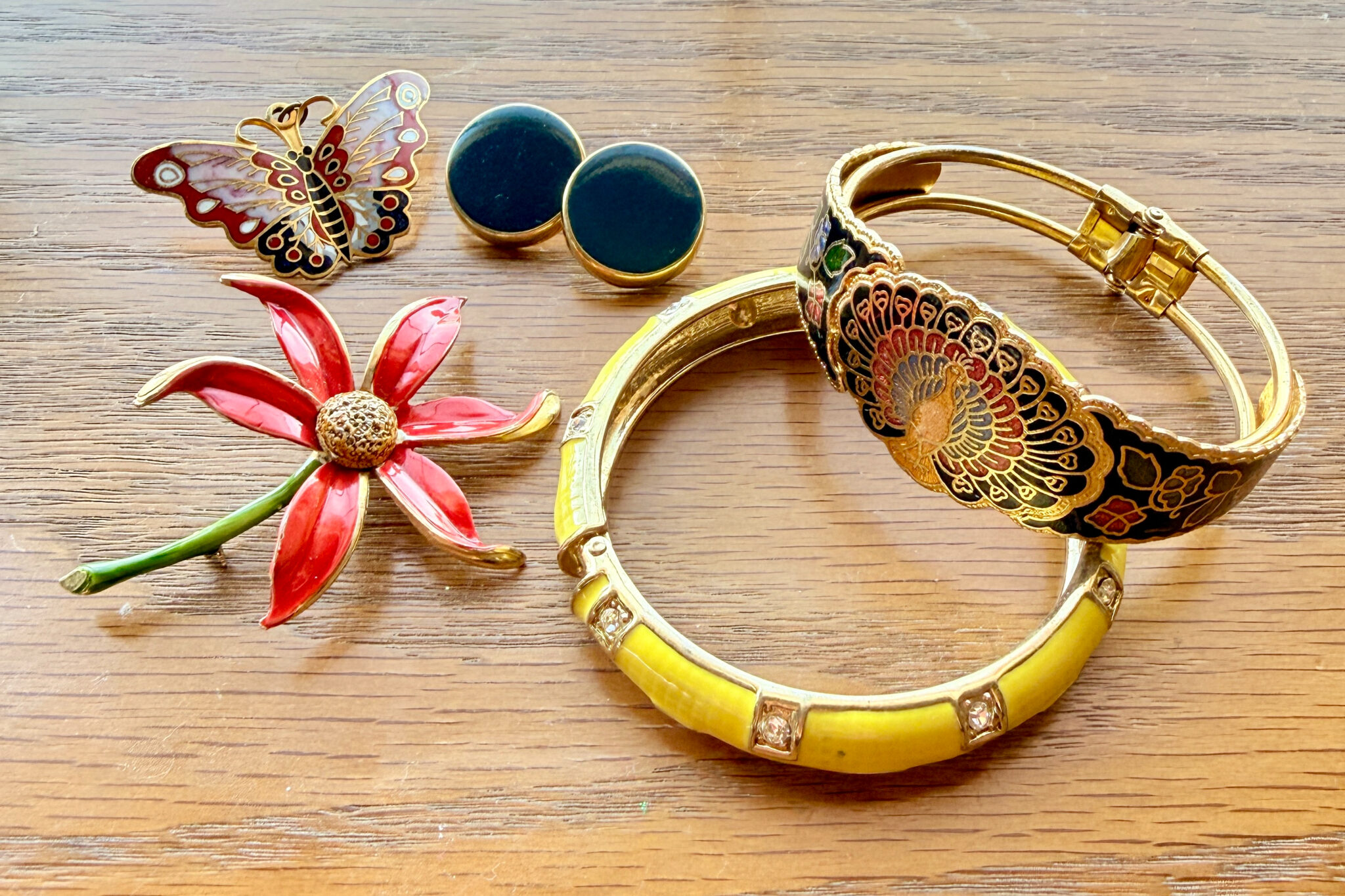 Everything you need to know about vintage enamel jewelry - Fancy Little ...